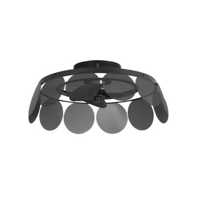 Luminosa Cil LED 3 Blade Ceiling Fan Black 2700-6000K, IP44