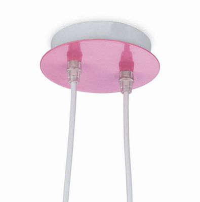 Luminosa Coach 2 Light Children Ceiling Pendant Multicolour, E27