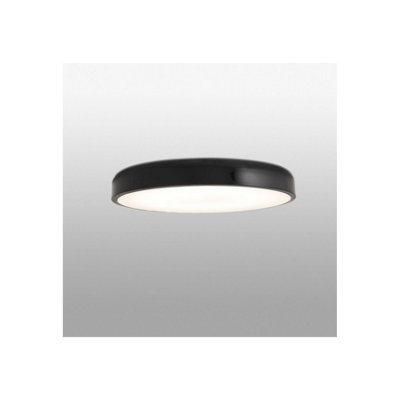 Luminosa Cocotte LED Large Flush Ceiling Light Black | DIY at B&Q
