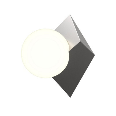 Luminosa Cubeo Globe Wall Lights Platinum G9