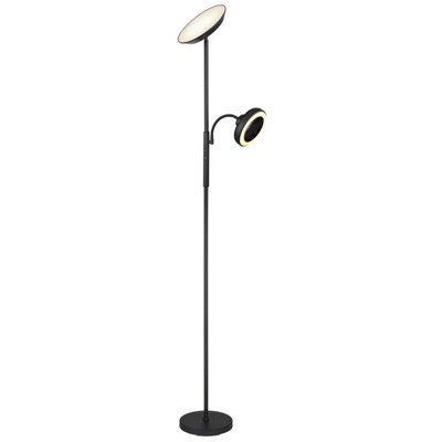 Luminosa Davyd Mother & Child Lamp Matt Black LED Dimmable 2700-6500K ...