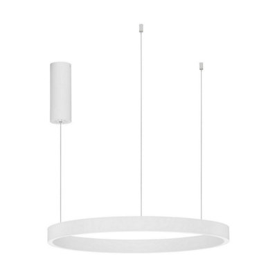 Luminosa Elowen 60cm Integrated LED Pendant Ceiling Light Sandy White ...