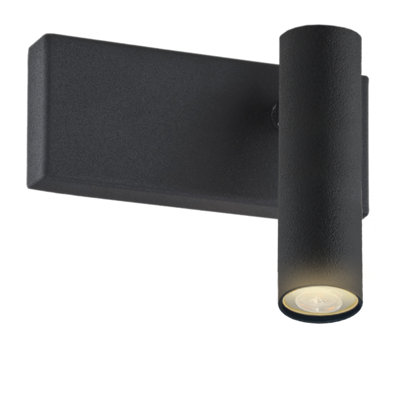 Luminosa Etna Plus Reading Wall Light Black Structure