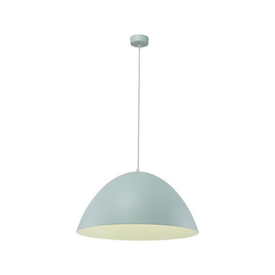 Luminosa Faro 50cm Dome Pendant Ceiling Light Mint 1xE27