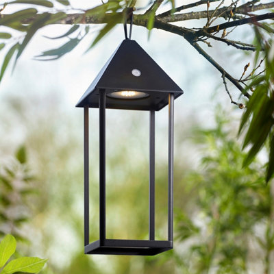 Luminosa Hoot Integrated LED Table Lamp Matt Black, Clear Glass, IP44 ...