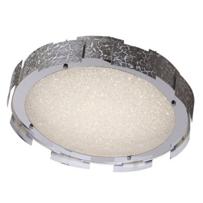 Luminosa Jade Dimmable LED Flush Light 40W CCT | DIY at B&Q