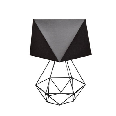 Luminosa Karo Table Lamp Black 35cm | DIY at B&Q
