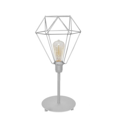 Luminosa Karo Table Lamp Grey 24cm