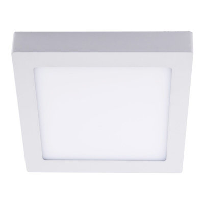 Luminosa Know LED Flush Mount 30W 4000K Squared White