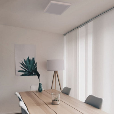 Luminosa Know LED Flush Mount 30W 4000K Squared White