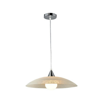 Luminosa Lente Dome Pendant Ceiling Light, Glass Shades