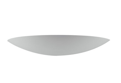 Luminosa Livigno Paintable Plaster Uplighter Wall Lamp White, G9