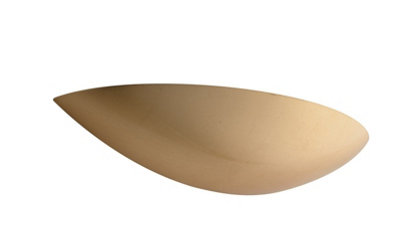 Luminosa Livigno Uplighter Plaster Wall Lamp Gold, G9 | DIY at B&Q