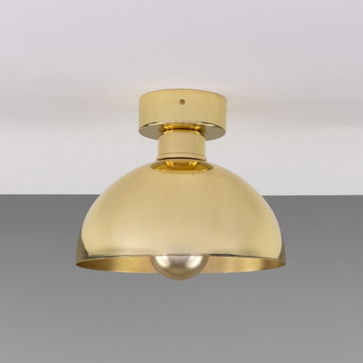 Luminosa Maua 20cm Ceiling Light, Polished Brass