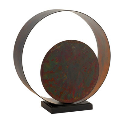 Luminosa Messina Table Lamp Bronze Patina Finish & Dark Bronze Paint