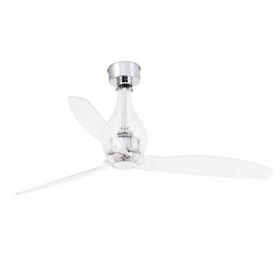 Luminosa Mini-Eterfan Transparent Ceiling Fan With DC Motor Smart ...