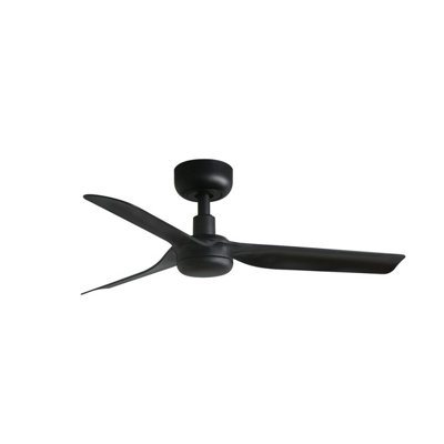 Luminosa Mini Punt Small Black DC Ceiling Fan 6 Speed