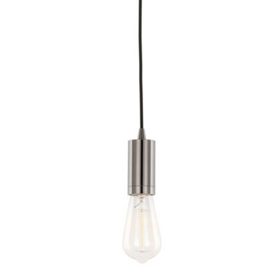 Luminosa Modern Hanging Pendant Lamp Holders Black 1 Light , E27
