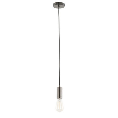 Luminosa Modern Hanging Pendant Lamp Holders Black 1 Light , E27