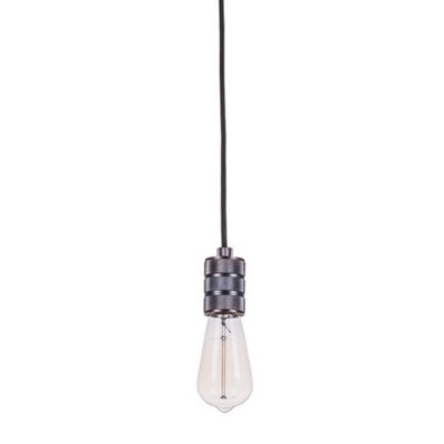 Luminosa Modern Hanging Pendant Lamp Holders Black 1 Light , E27 | DIY ...