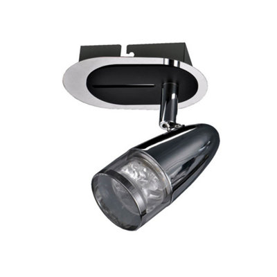 Luminosa Modern LED Spotlights Chrome, Warm White 3000K 360lm