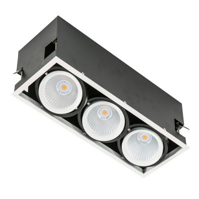 Luminosa Modern Technical LED Recessed Ceiling White, Black, Warm White ...