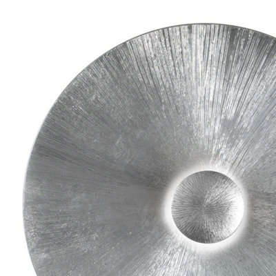 Luminosa Moon Lifestyle Glass Extra Large Wall Light Matt - Sun Silver ...