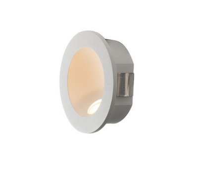 Luminosa ONYX Outdoor LED Recessed Wall Light White, IP54 144lm 4000K 9x4cm