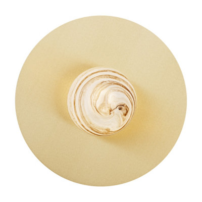 Luminosa Piava Globe Ceiling Light White-Brown (Marble Colour), Brushed ...