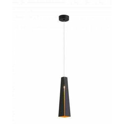 Luminosa Pluma LED Ceiling Pendant Light Black, Gold | DIY at B&Q