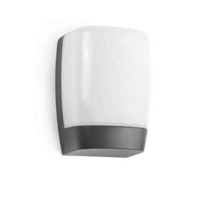 Luminosa Pol LED Outdoor Wall Light White, Dark Grey IP54