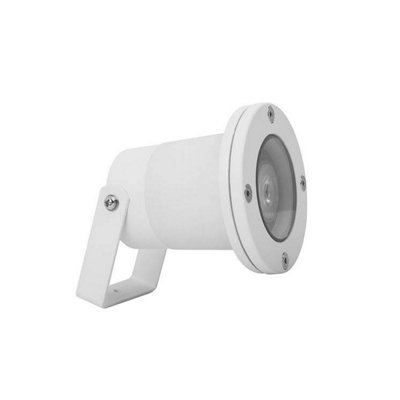 Luminosa Post 1 Light Outdoor Spotlight White IP65