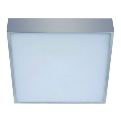 Shop Luminosa Prim Surface Mounted LED Downlight Square 24W Silver