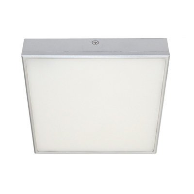 Buy Luminosa Prim Surface Mounted LED Downlight Square 24W White at B&Q
