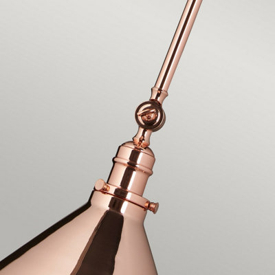 Luminosa Provence 1 Light Indoor Wall / Ceiling Light Polished Copper, E27 | DIY at B&Q