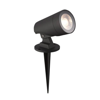 Luminosa Put Outdoor LED Wall / Spike Light IP65 12W 4000K Anthracite ...