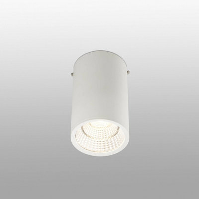 Luminosa Rel LED 1 Light Round Surface Mounted Downlight White
