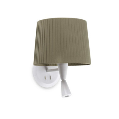 Luminosa Samba Reading Light Wall Light White,Green, E27