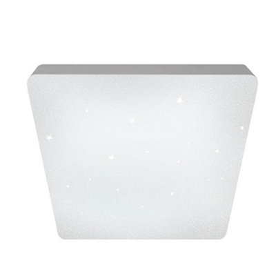 Luminosa Sever LED Flush Light 42W Square Stars Effect