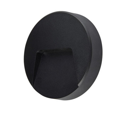 Luminosa Severus CCT LED Outdoor Surface Mounted Wall Guide Light Black ...