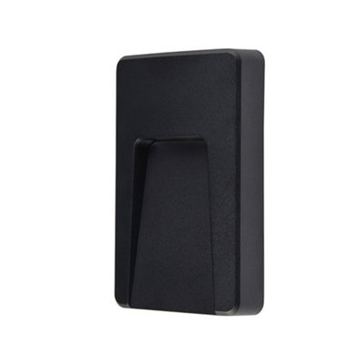 Luminosa Severus CCT LED Outdoor Surface Mounted Wall Guide Light Black ...
