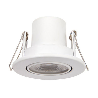 Luminosa Shieldeco 500 CCT Tiltable Light 5W Recessed Downlight Matt ...