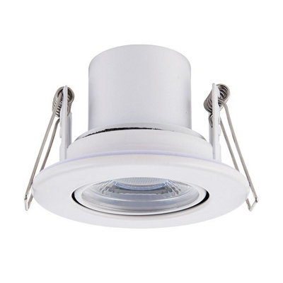 Luminosa Shieldeco Fire Rated Integrated LED Tilt Recessed Light Matt ...