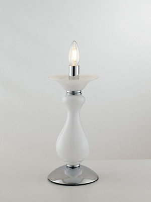 Luminosa SOFFIO Table Lamp White 15x36cm
