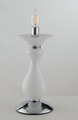 Luminosa SOFFIO Table Lamp White 15x36cm