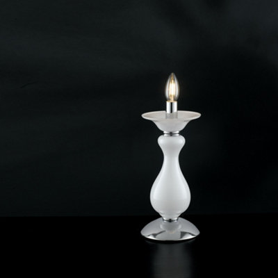 Luminosa SOFFIO Table Lamp White 15x36cm