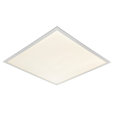 Luminosa Stratus Recessed Panel Light 4000K 40W White Paint & Opal ...