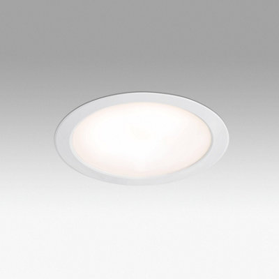 Luminosa Tod LED Large Recessed Ceiling Light White IP44