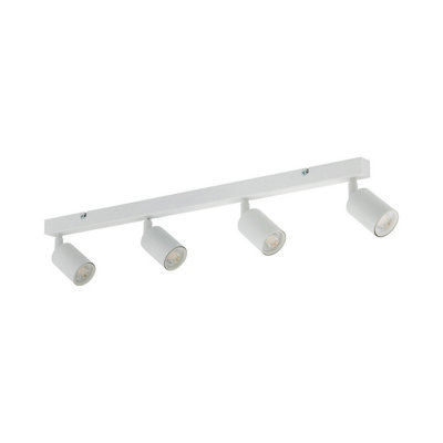 Luminosa Top Ceiling Spotlight Bar White 4xGU10