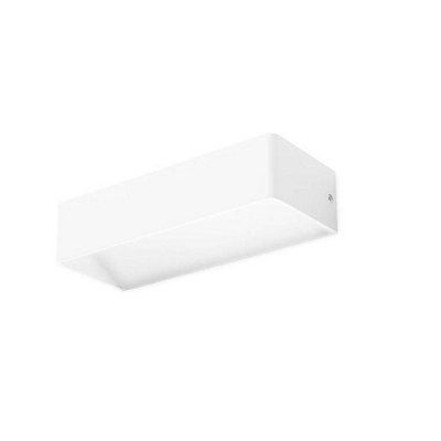 Luminosa Toppi LED Flush Wall Light White 1100lm 3000K